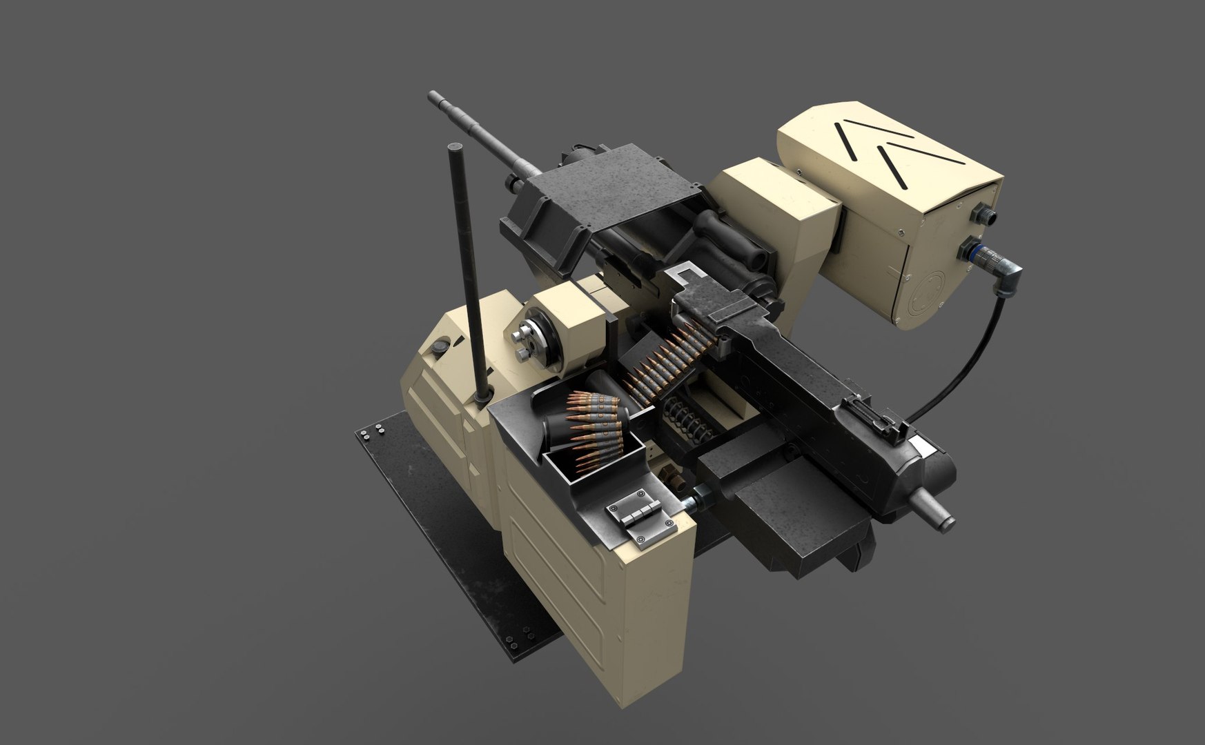 3D Model Pitbull RWS - TurboSquid 2080546