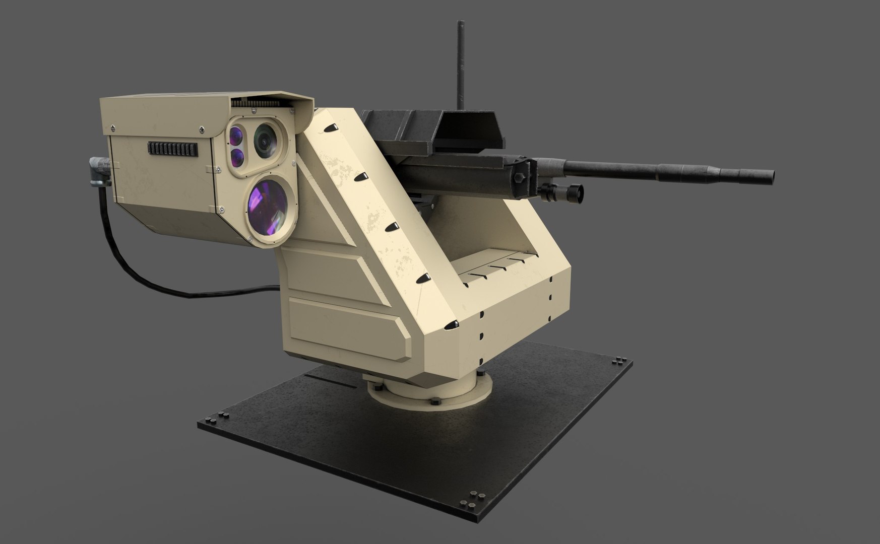 3D Model Pitbull RWS - TurboSquid 2080546