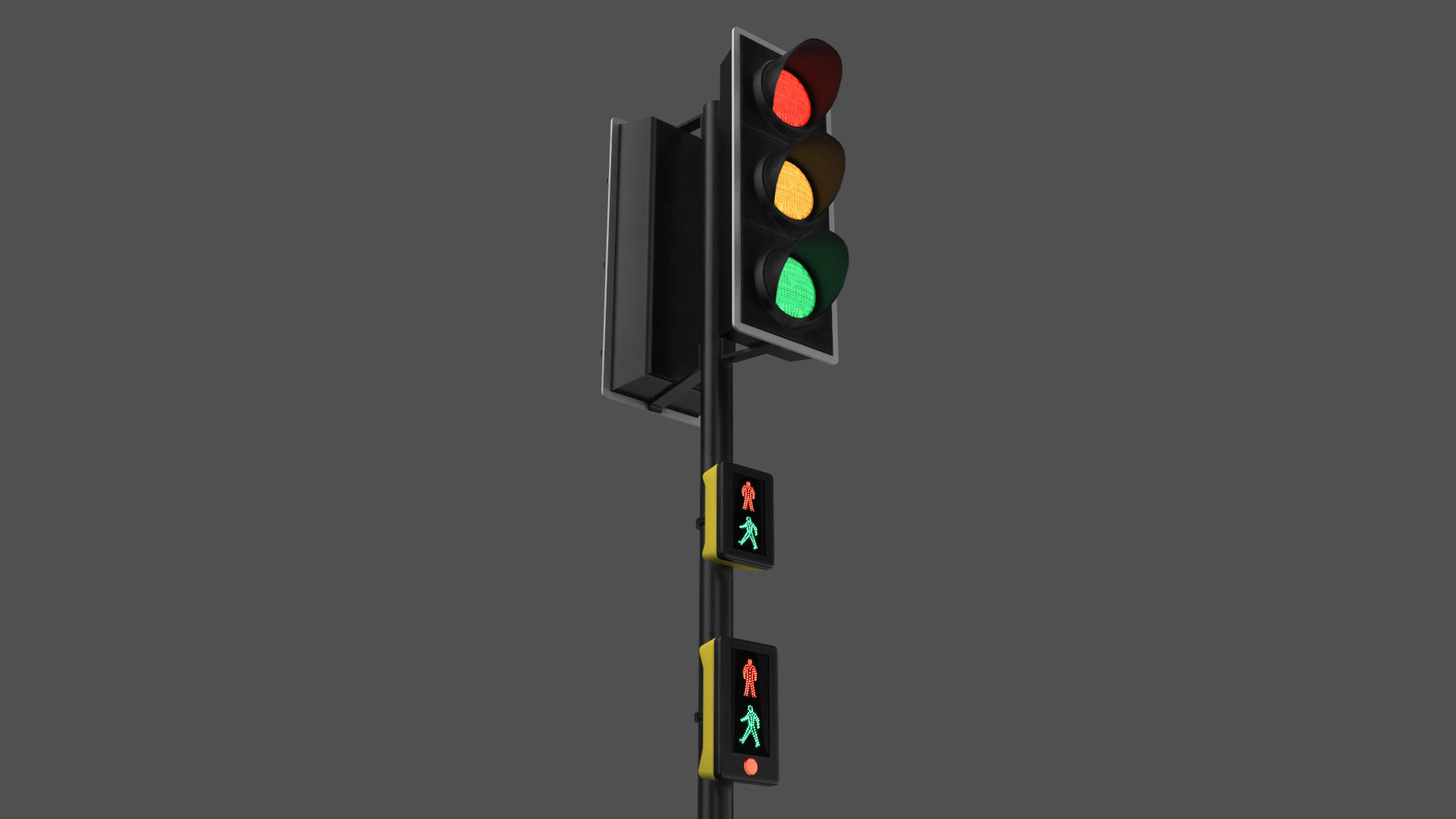 3D Traffic Light - TurboSquid 1682361