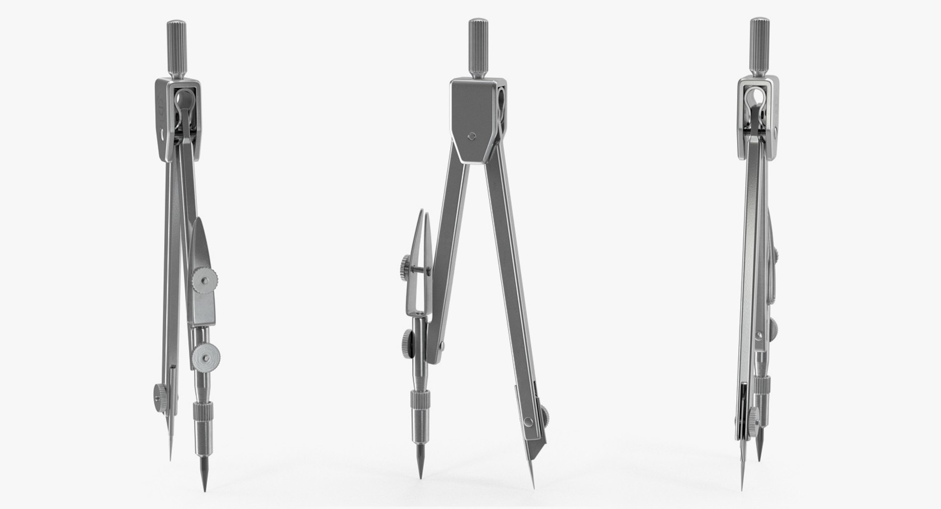Drawing Compass Instrument Model - TurboSquid 1299002