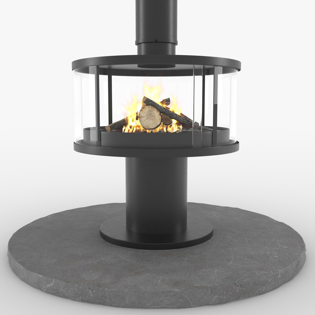 3D Rondella Wood Heater Model - TurboSquid 2120174