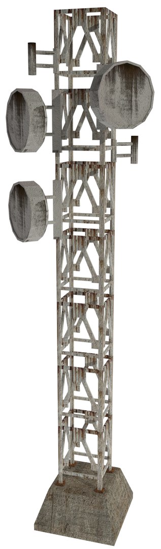 Radio Tower 3d Model