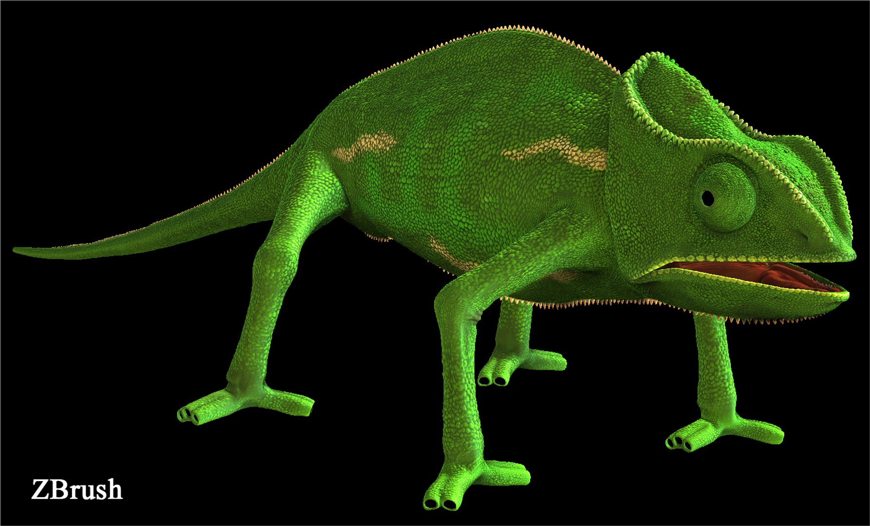 Chameleon Rig 3d Ma