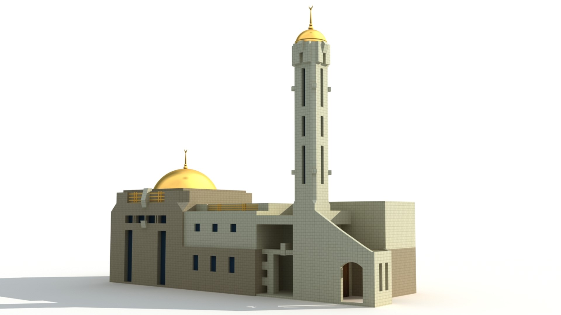3D masjid al jinn - TurboSquid 1478620