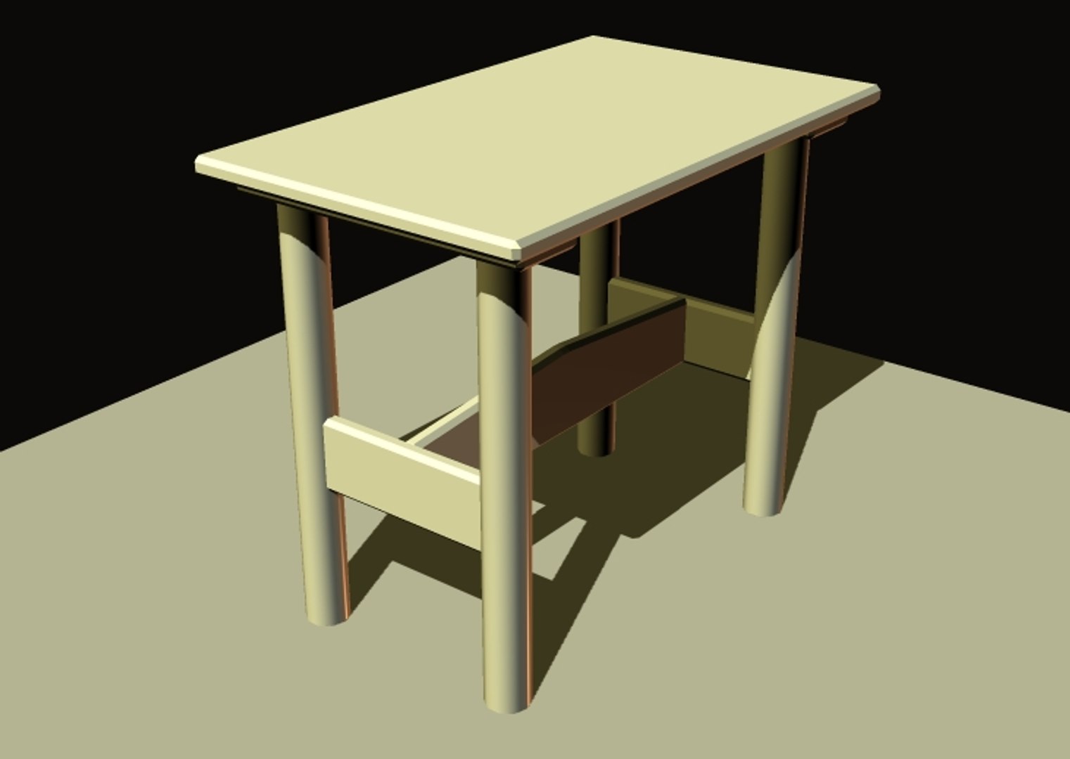 3d table model