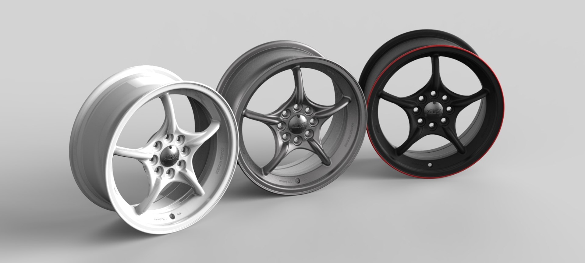 Mugen weapon rnr wheel 3D model - TurboSquid 1229817