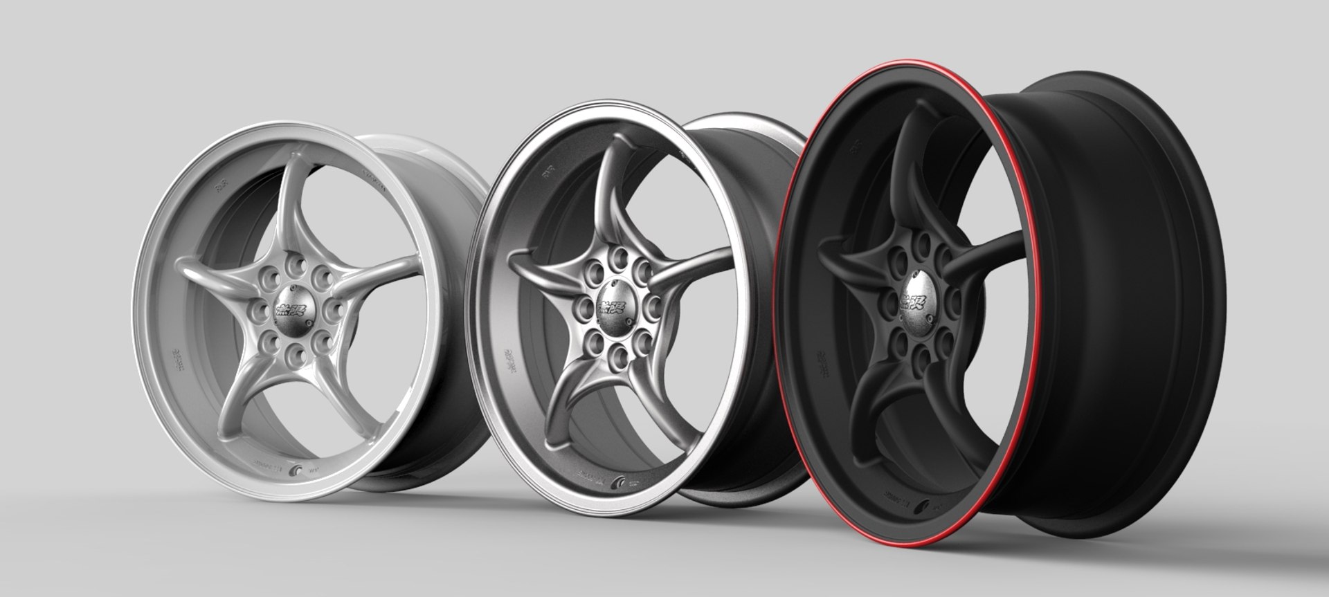Mugen Weapon Rnr Wheel 3D Model - TurboSquid 1229817