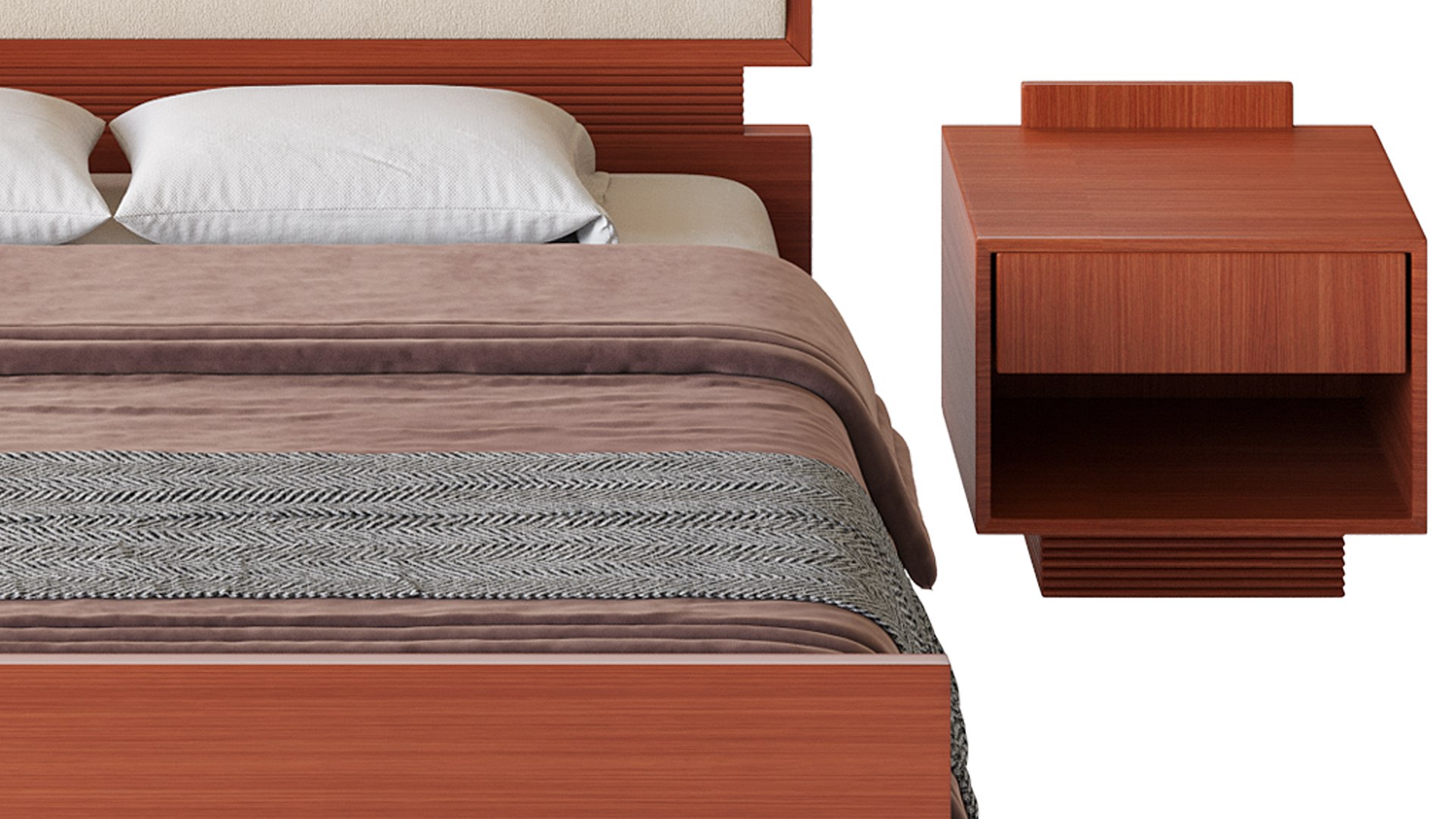 3D Bed SCACCHI - TurboSquid 2190010
