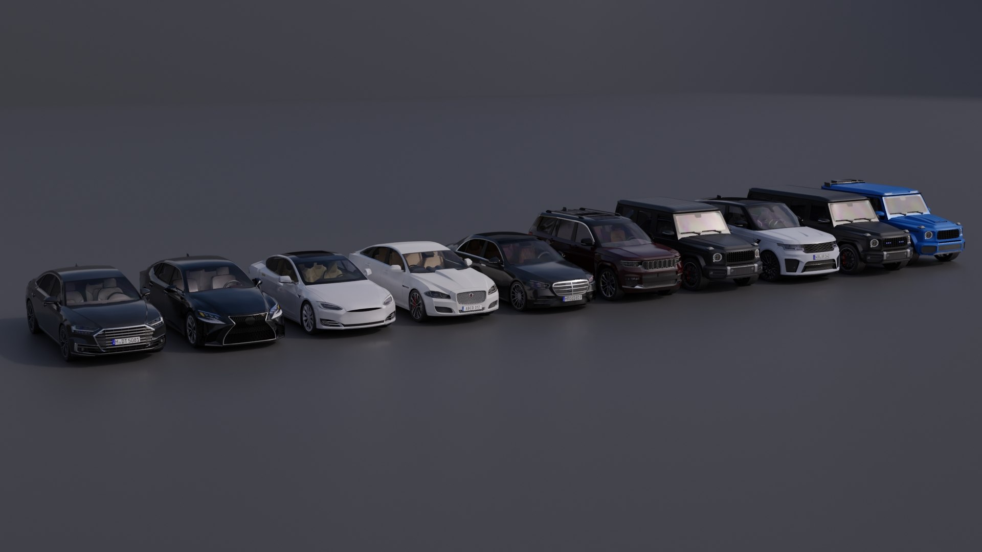 Generic Car Pack 3D model - TurboSquid 1833441