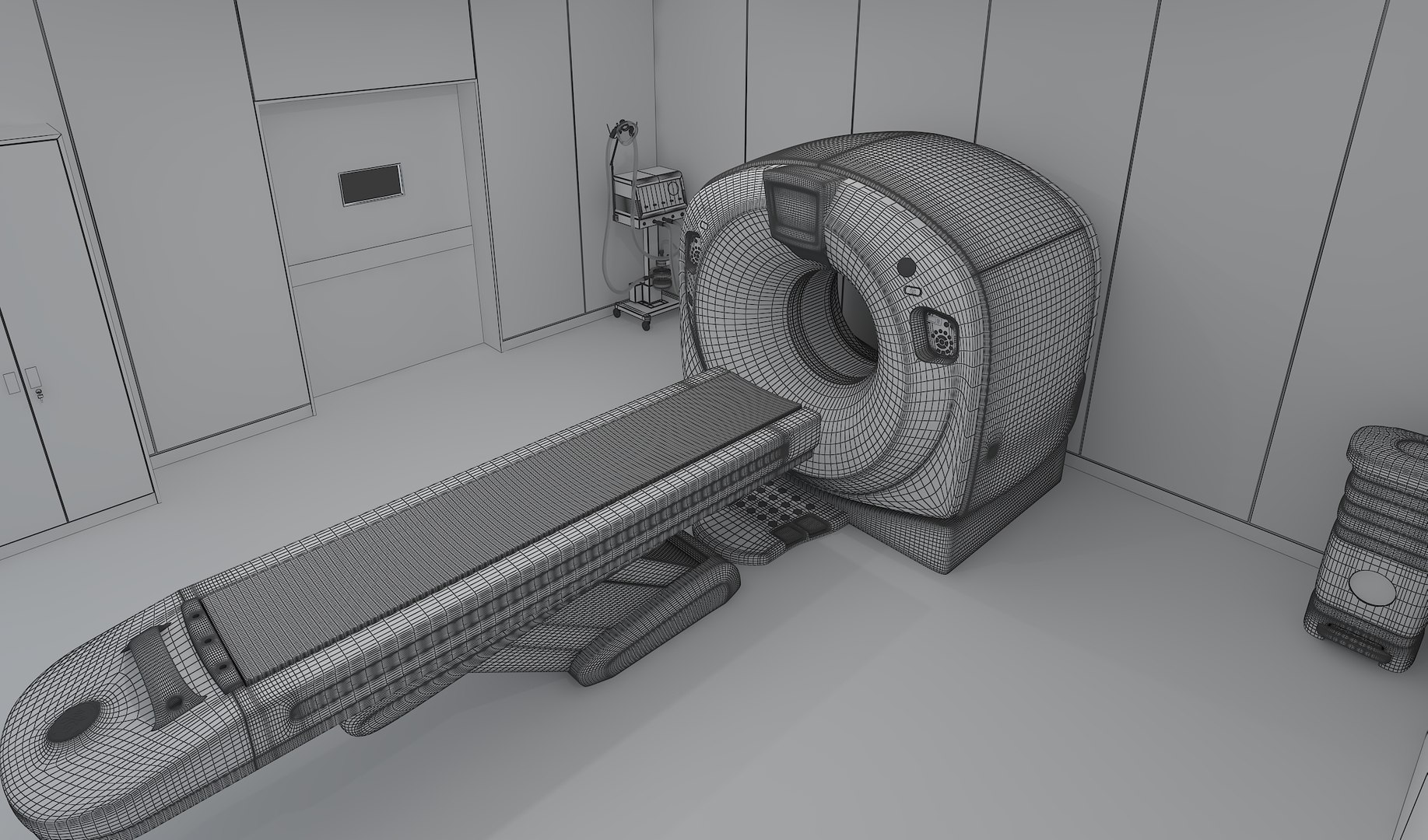 MRI Room 1 3D Model - TurboSquid 2209834