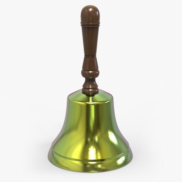 Modello 3D Bell Cloche Handbell - TurboSquid 958601
