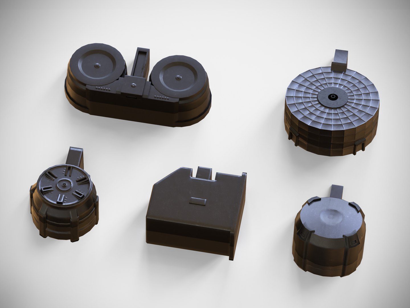 Magazine Attachments Pack - PBR - Clip - Weapon - Gun - LMG - Sniper ...