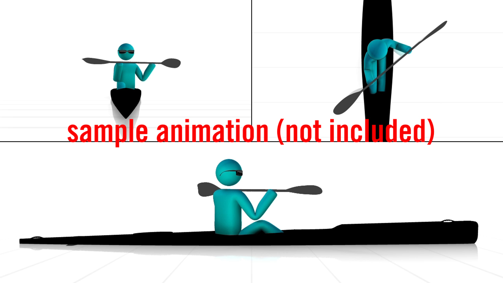 maya simple abstract character rigged