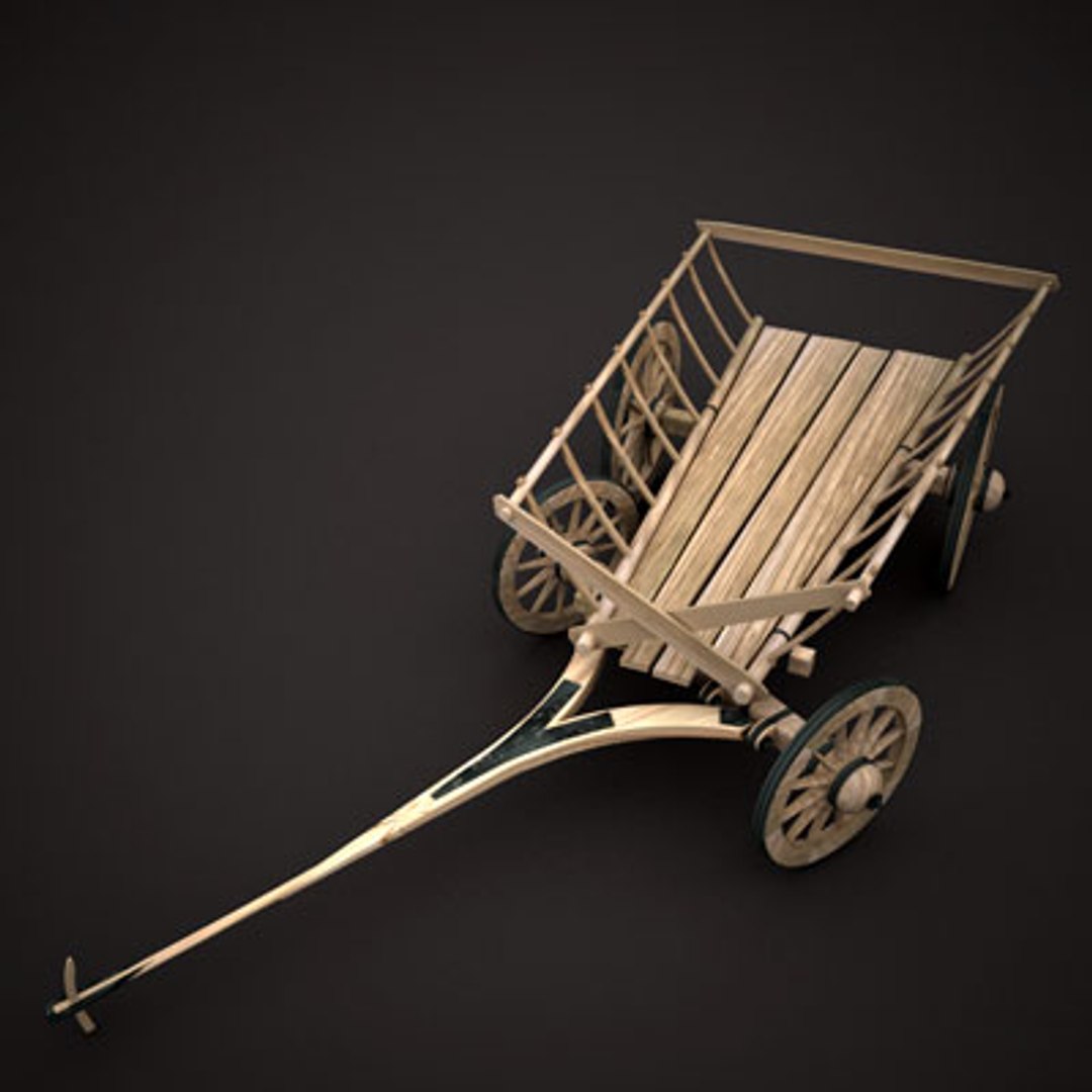 Ox-cart 3d Max