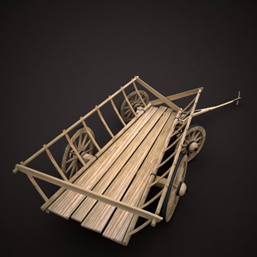 Ox-cart 3d Max