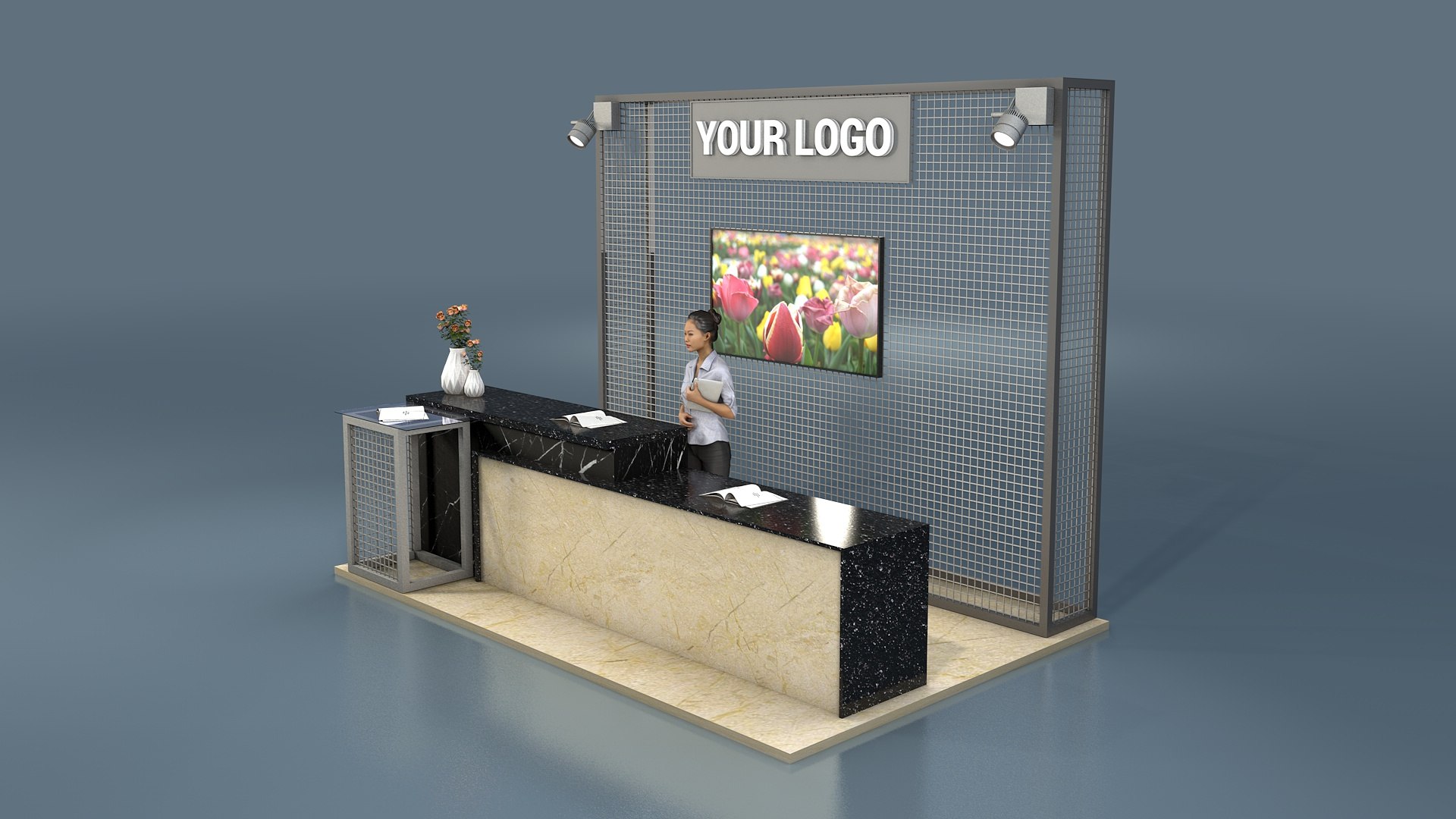3D Model Welcome Desk - TurboSquid 1692842