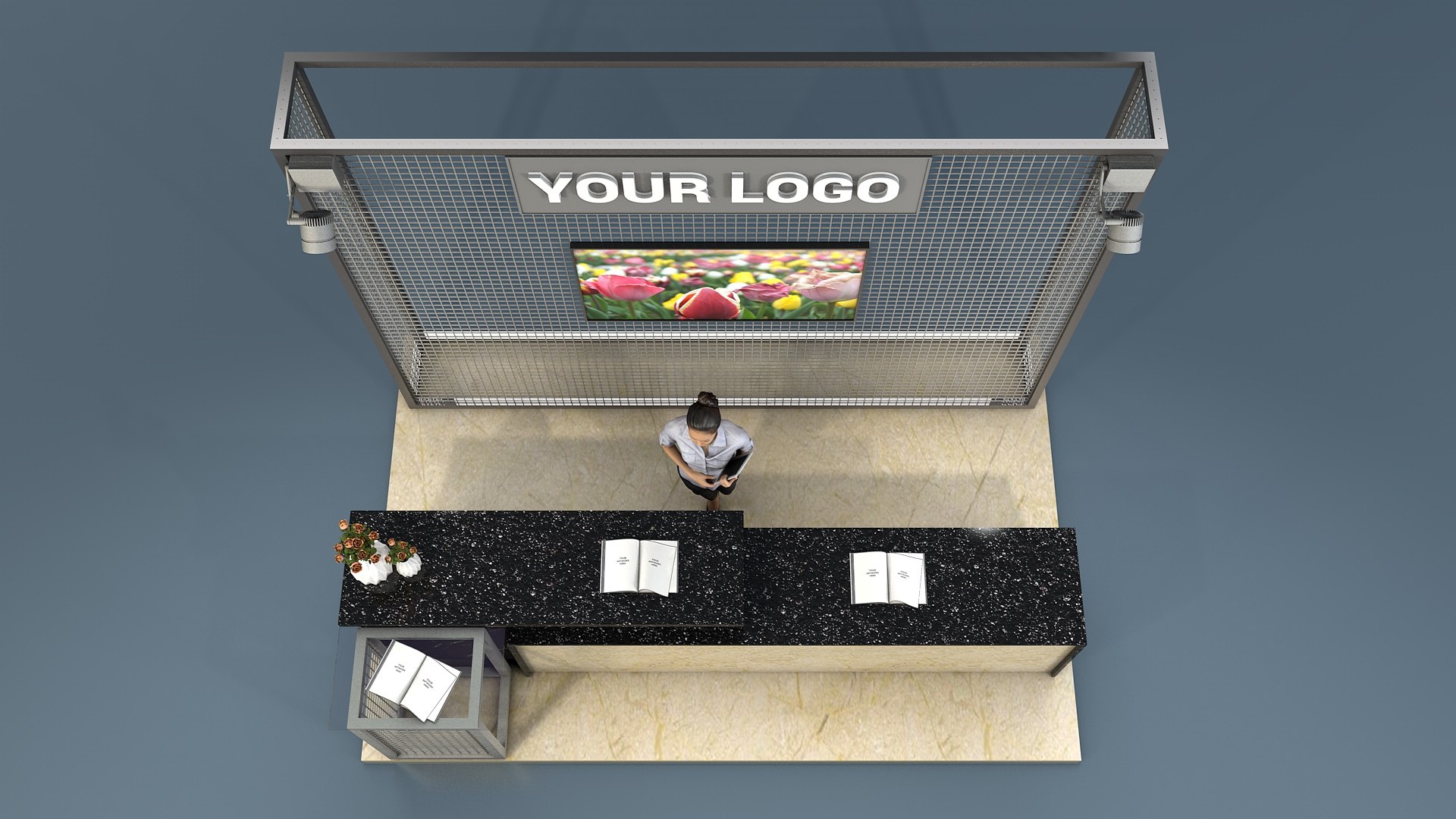 3D Model Welcome Desk - TurboSquid 1692842