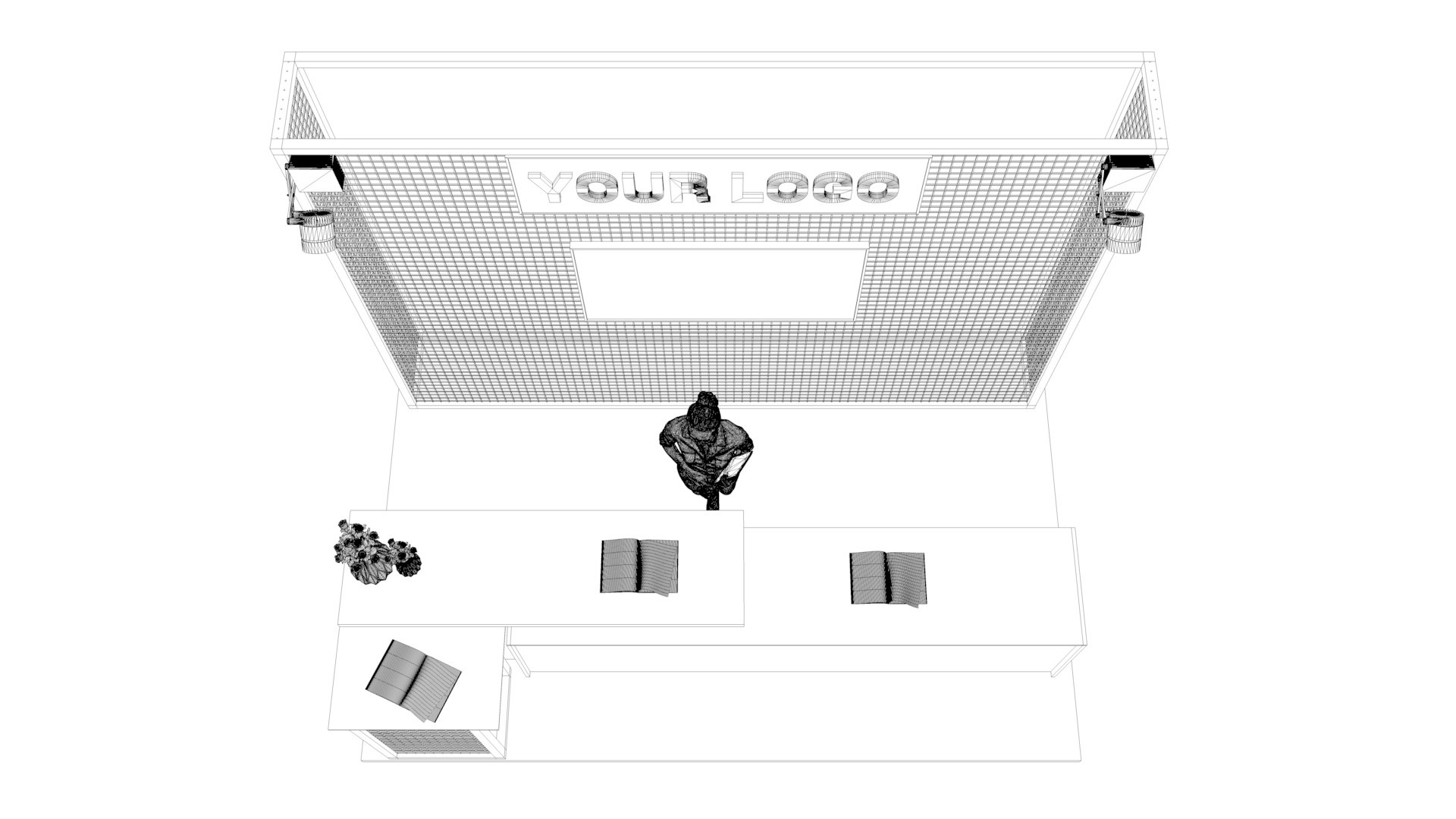3D Model Welcome Desk - TurboSquid 1692842