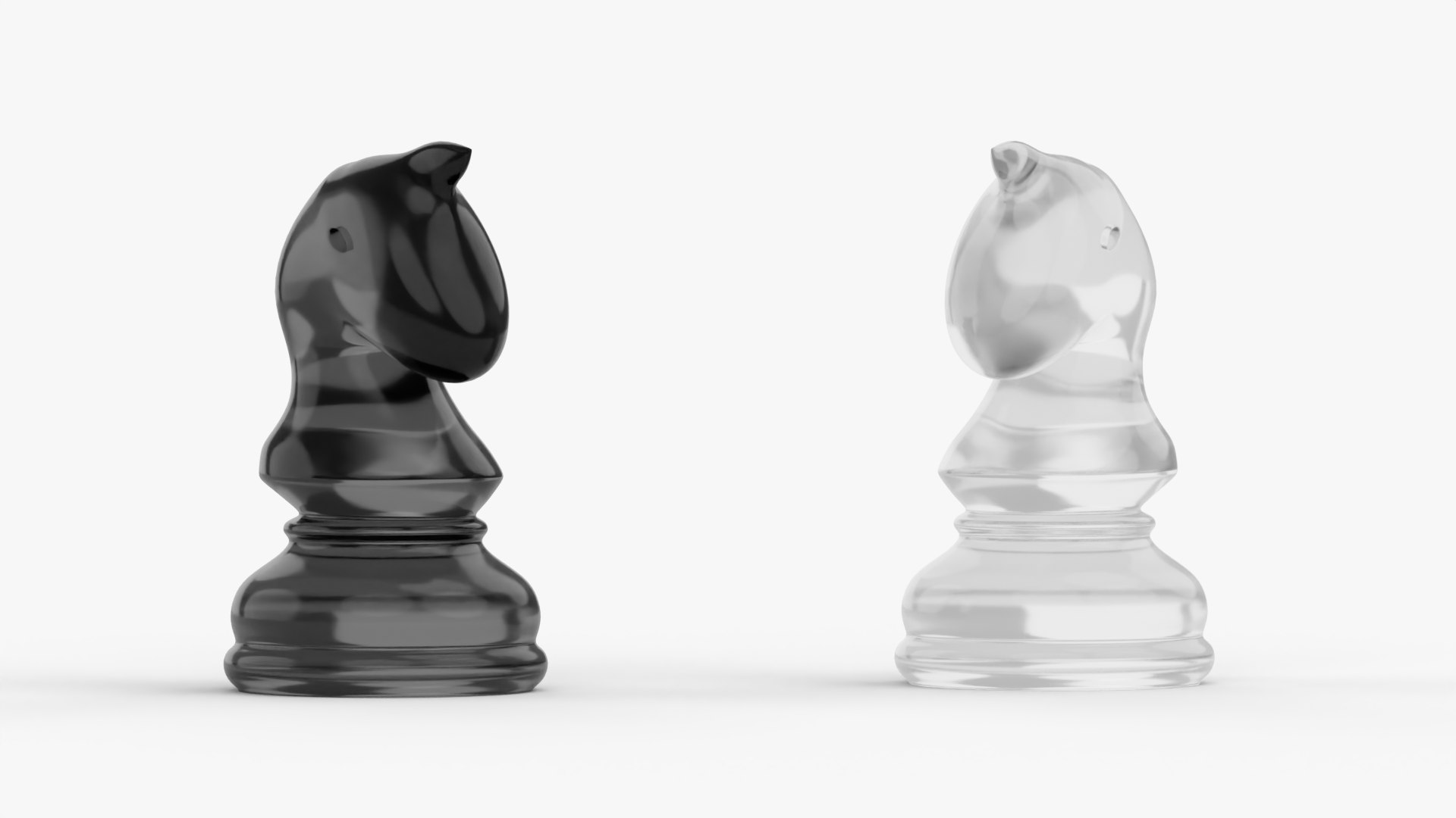 3D Glass Chess Set - TurboSquid 2258054