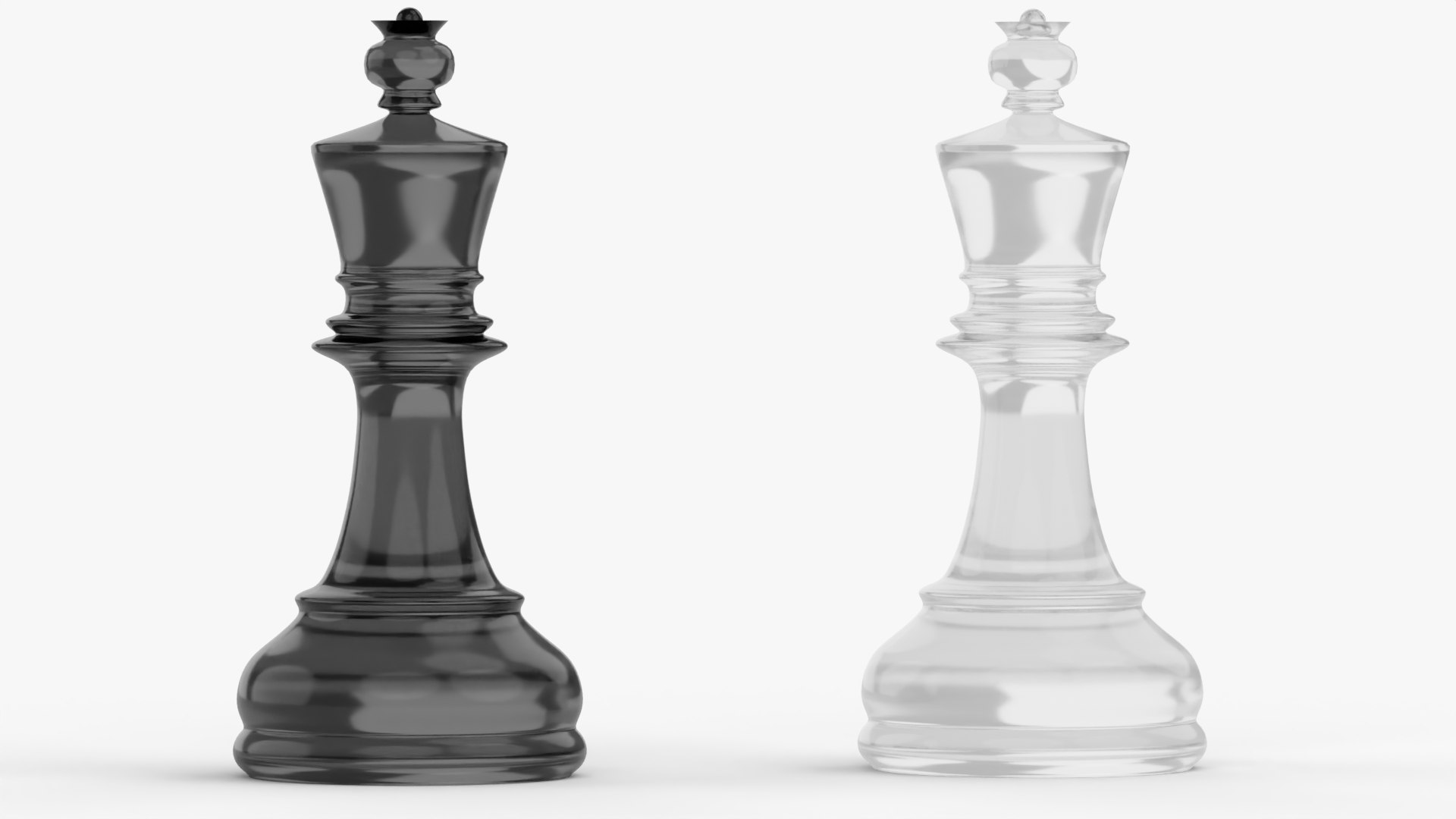 3D Glass Chess Set - TurboSquid 2258054