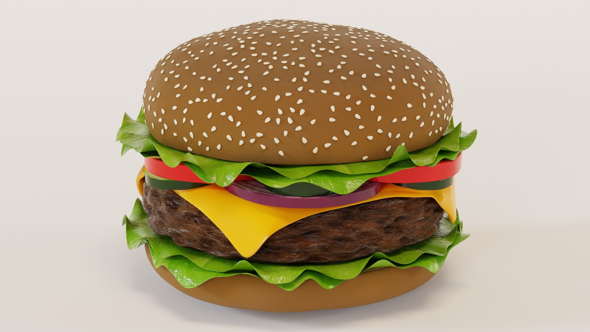 Hamburger 3D model - TurboSquid 2074604