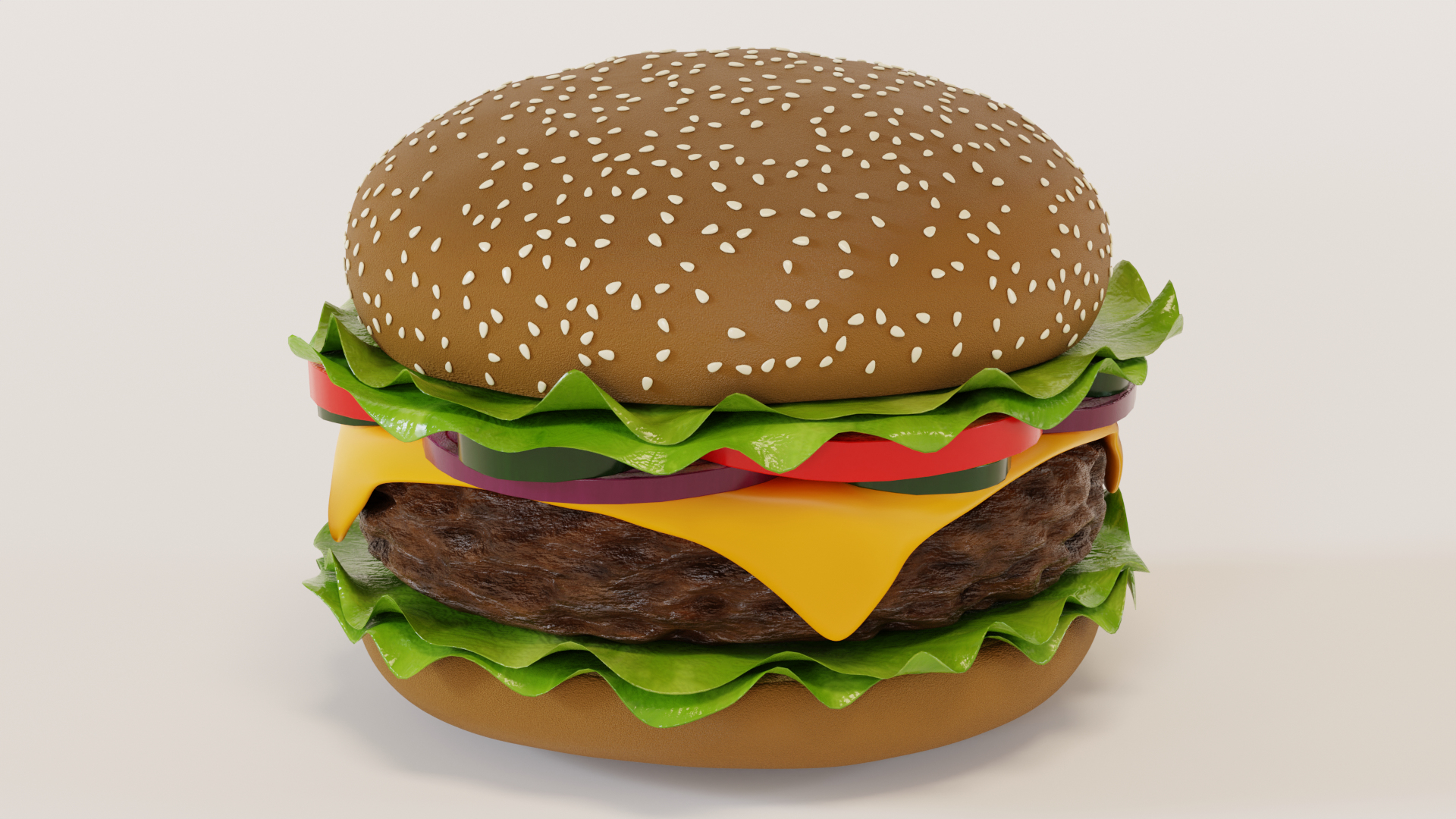 Hamburger 3D model - TurboSquid 2074604