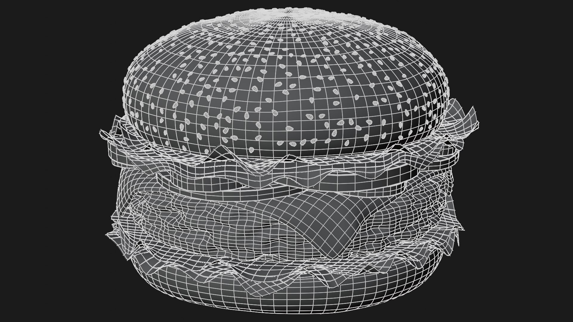 Hamburger 3D model - TurboSquid 2074604