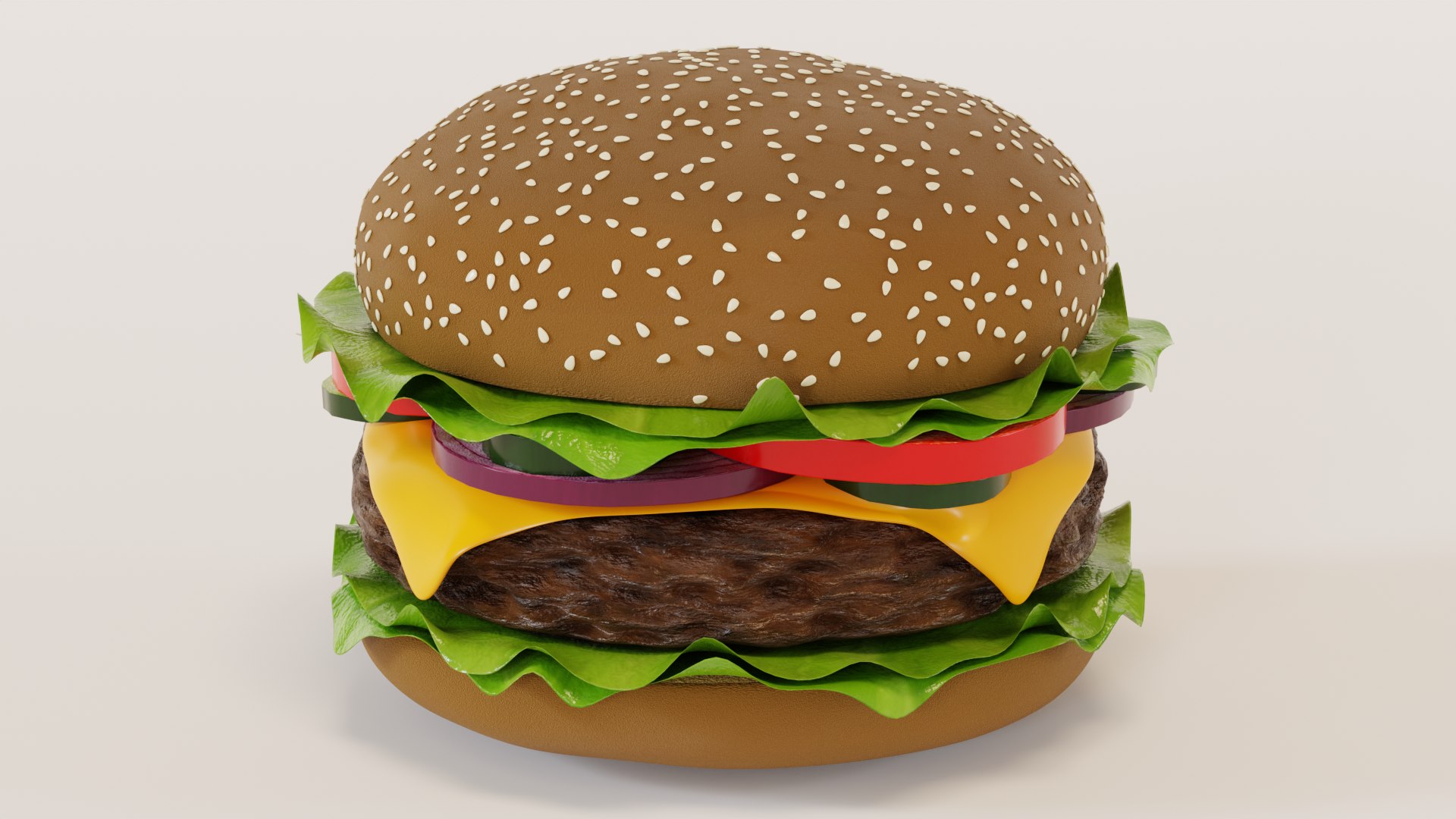 Hamburger 3D model - TurboSquid 2074604