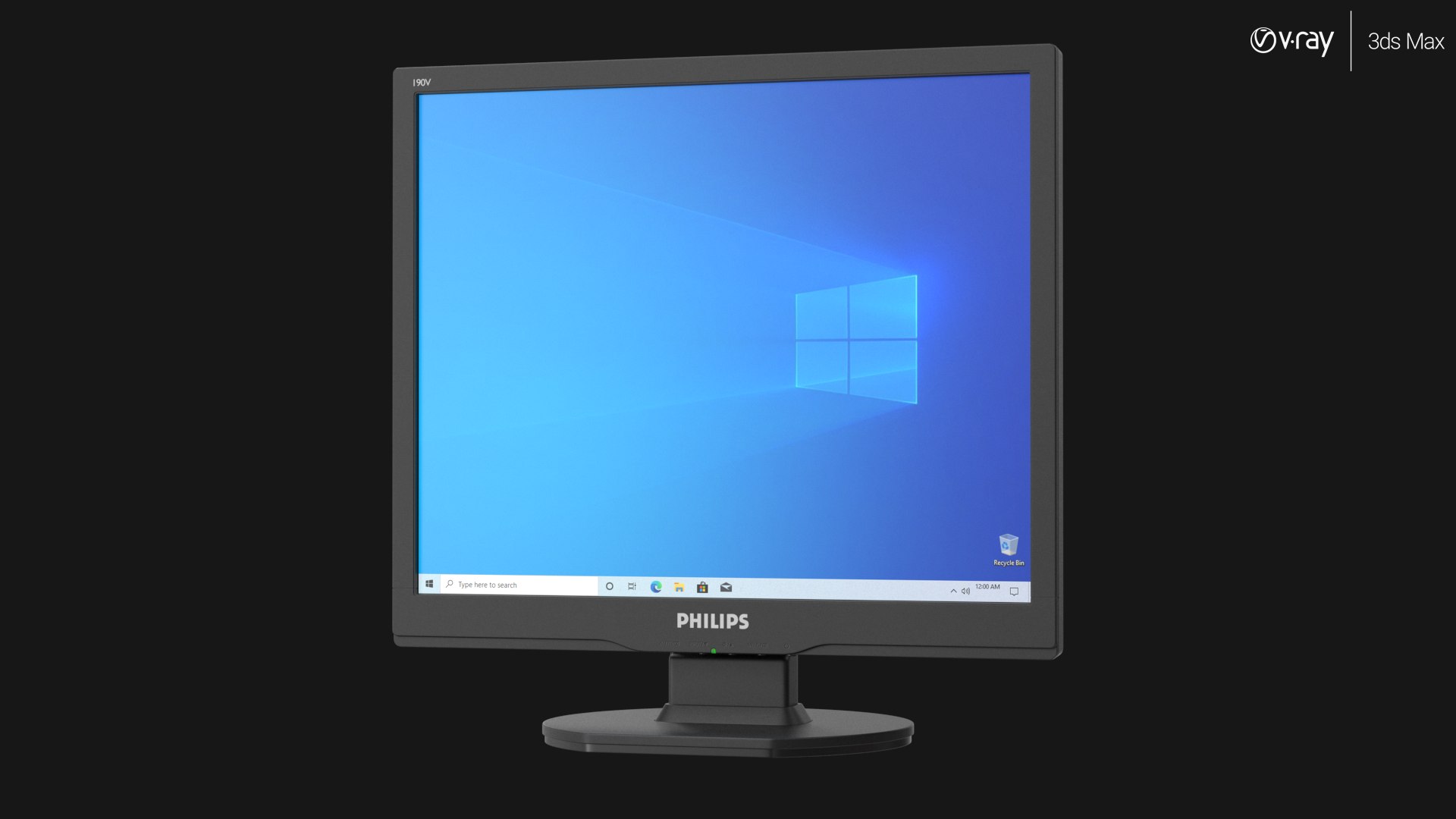 3D monitor philips model - TurboSquid 1686711