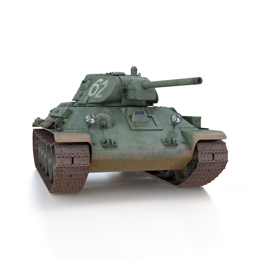 3D Model T-34-76 - 1941 Soviet - TurboSquid 1601451