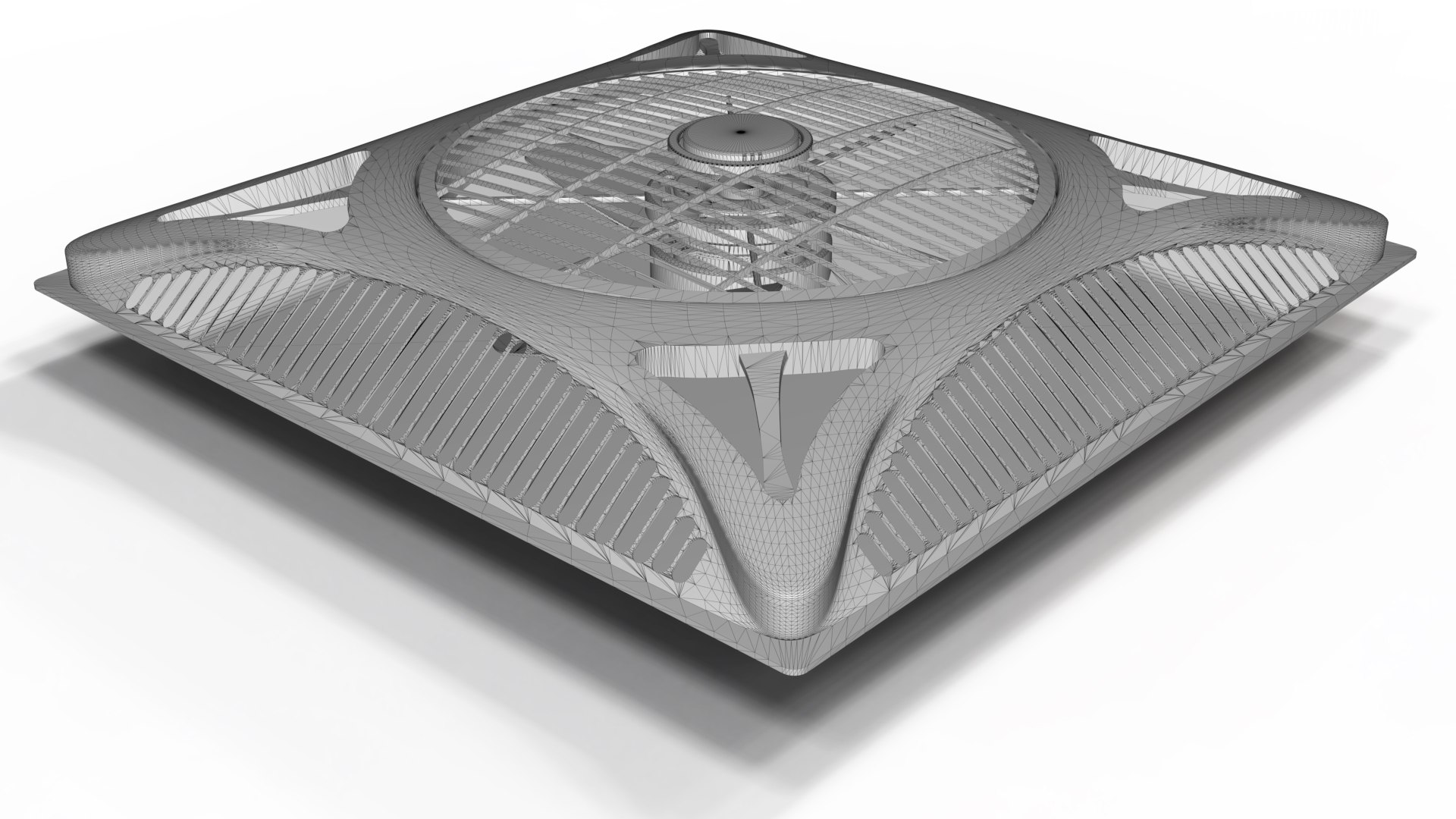 3D False Ceiling Fan Model - TurboSquid 2206594