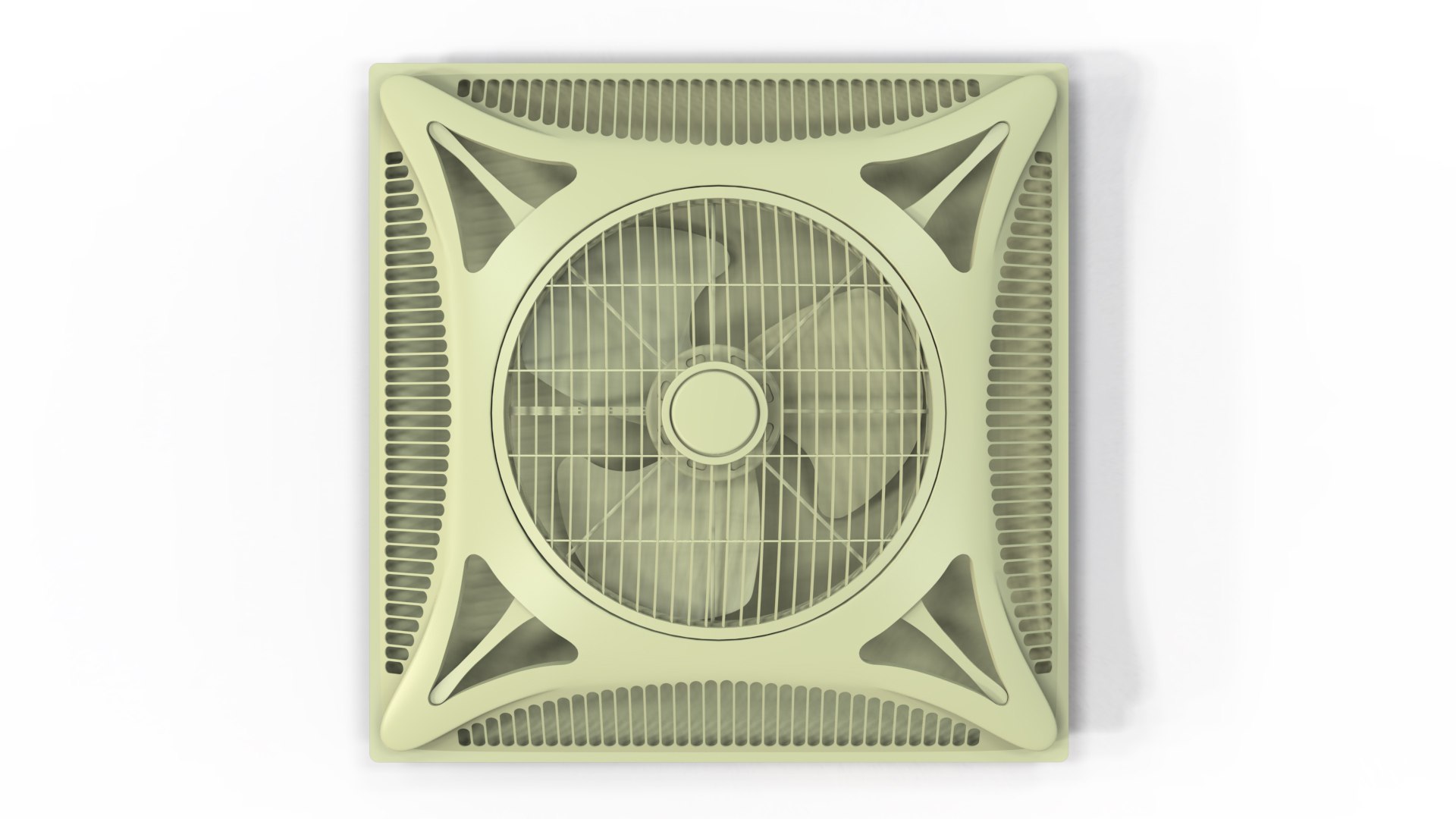 3D False Ceiling Fan Model - TurboSquid 2206594