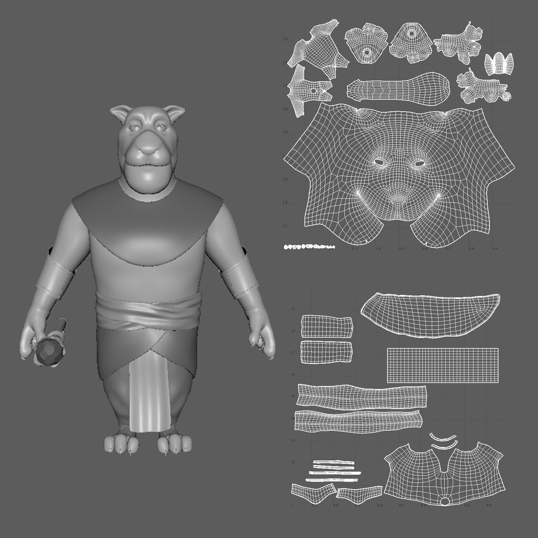 3D Cartoon Lion- base mesh model - TurboSquid 2182720