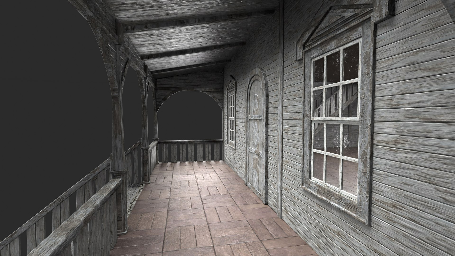 3D Old Abandoned House 2 - TurboSquid 2319544