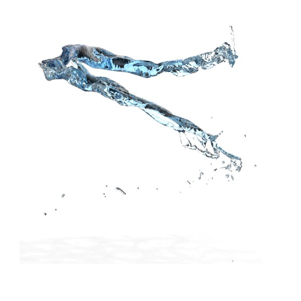 3D splash water flow model - TurboSquid 1343714