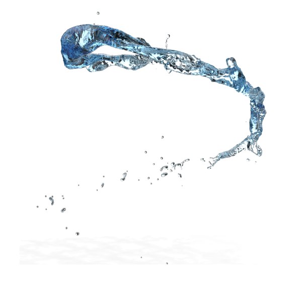 3D splash water flow model - TurboSquid 1343714