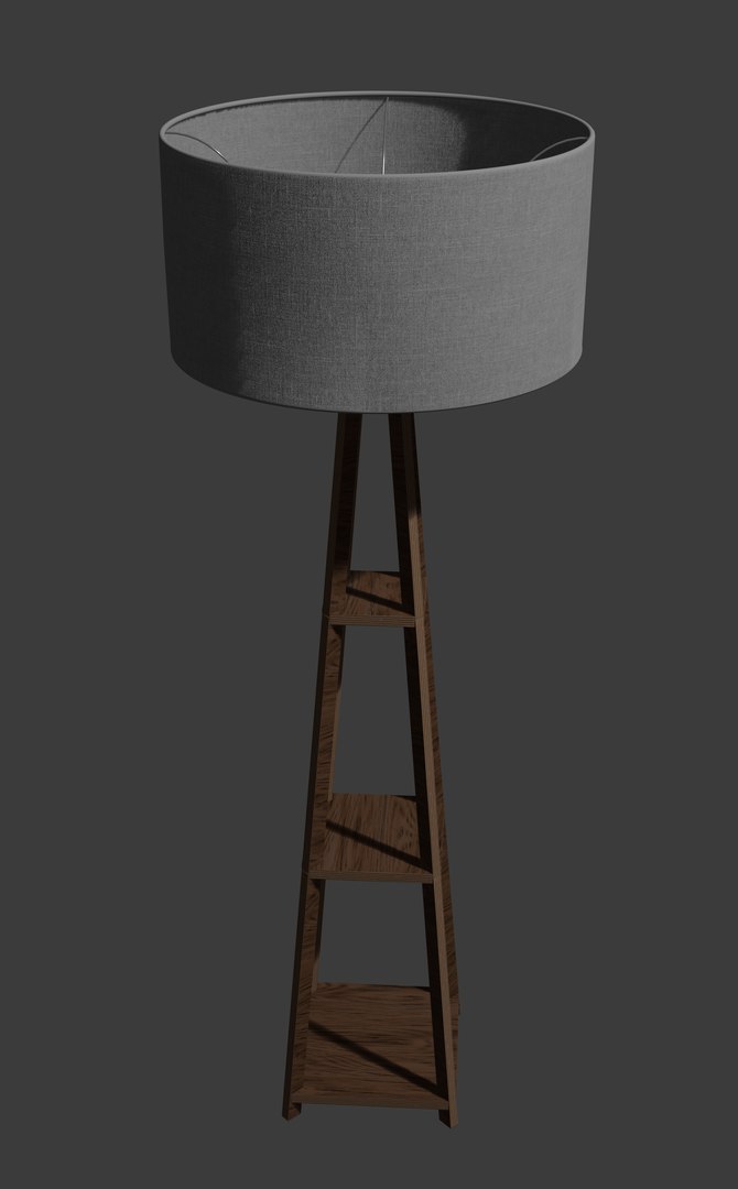 Corner Standing Lamp 3D Model - TurboSquid 2276247