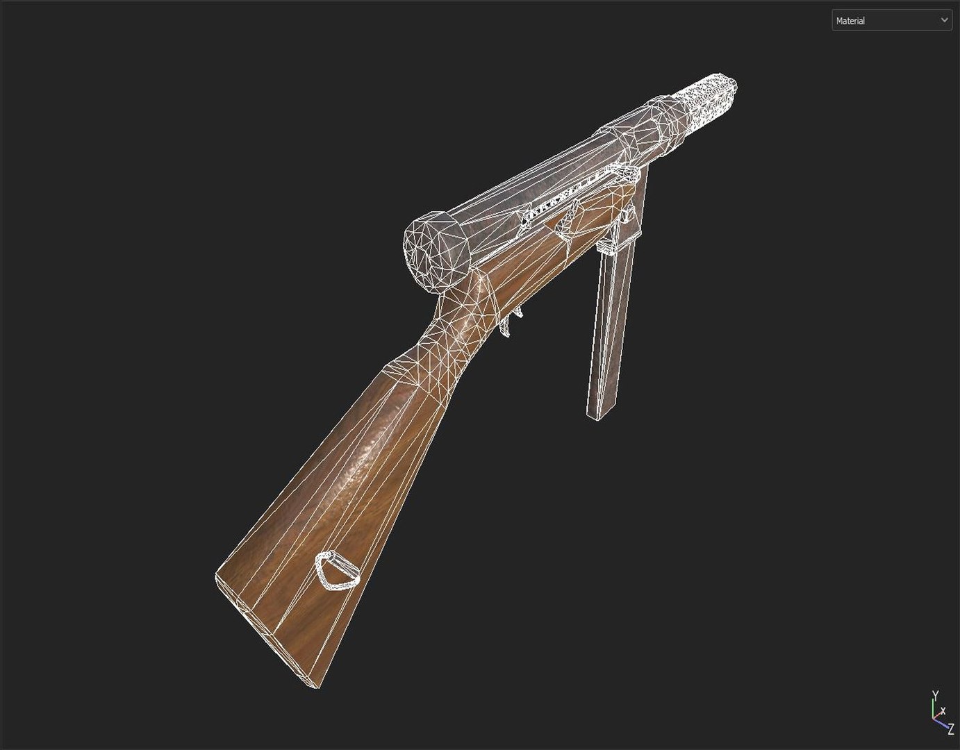 Old Smg 3D Model - TurboSquid 2252479