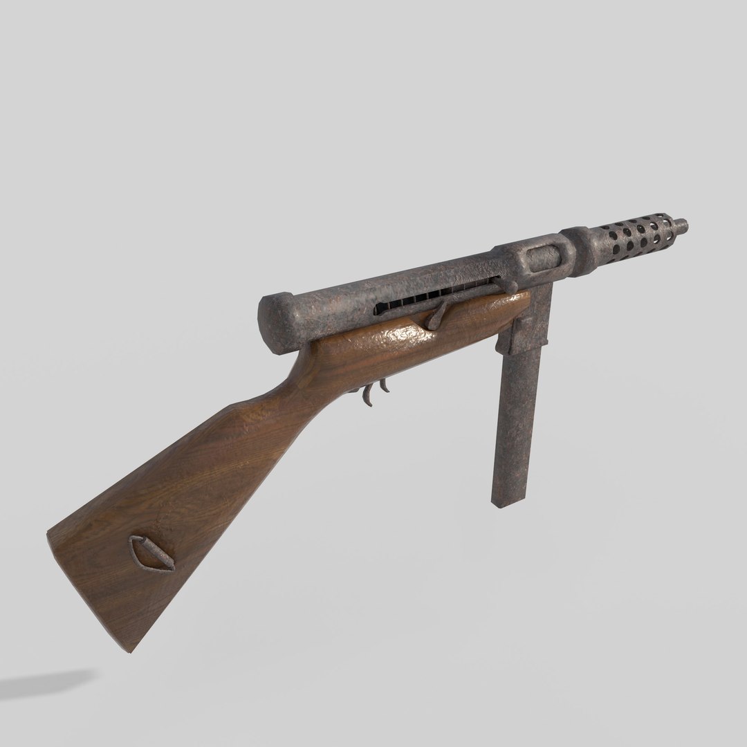 Old Smg 3D Model - TurboSquid 2252479