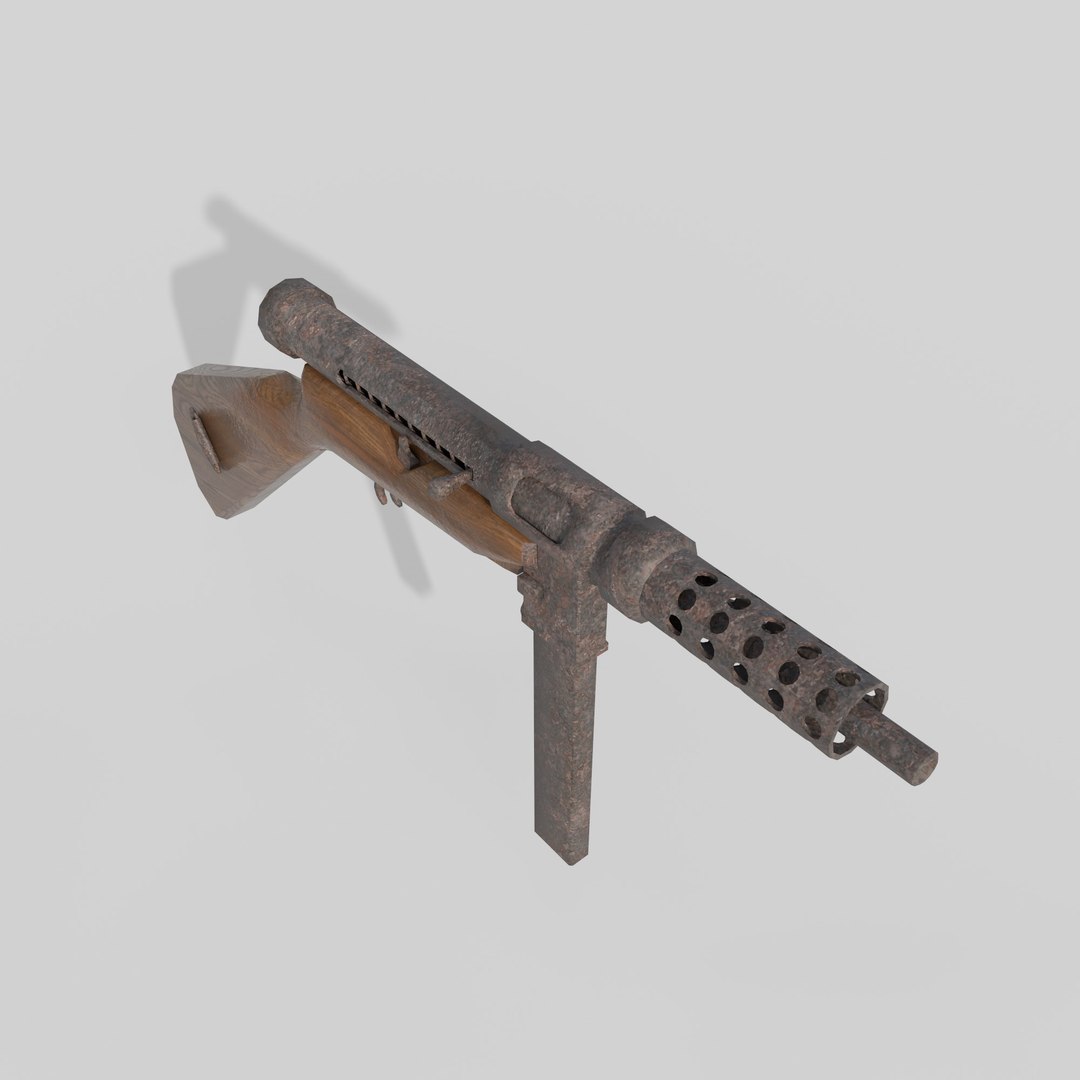 Old Smg 3D Model - TurboSquid 2252479