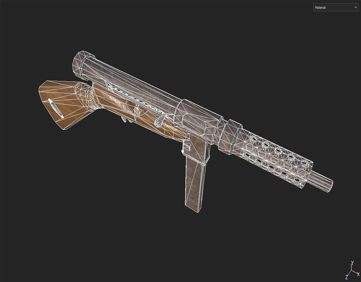 Old Smg 3D Model - TurboSquid 2252479