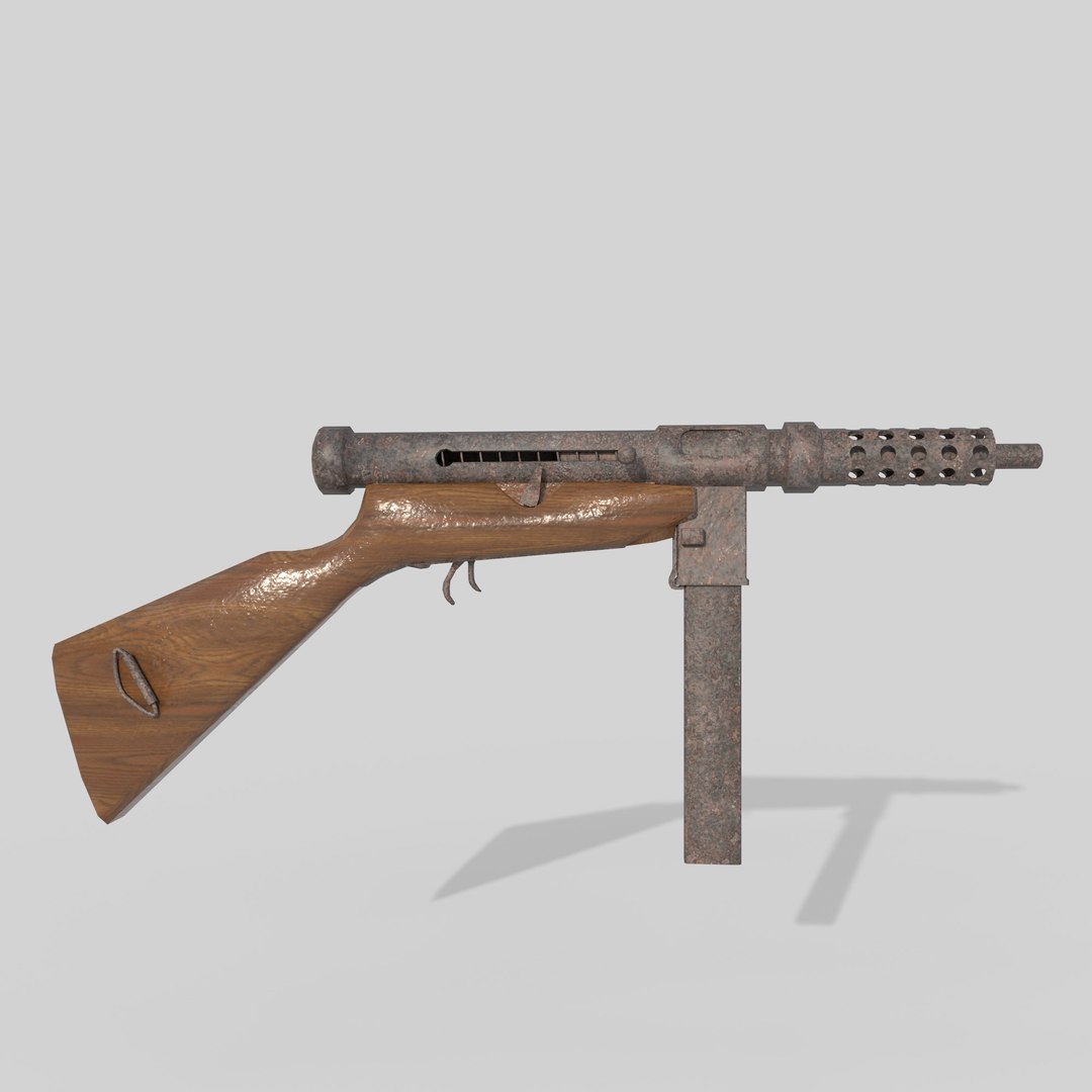 Old Smg 3D Model - TurboSquid 2252479