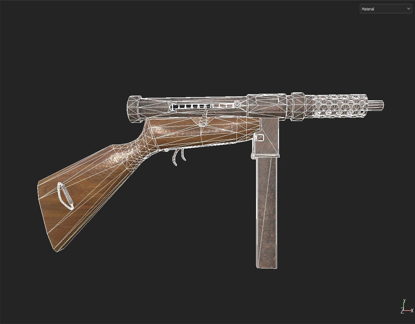 Old Smg 3D Model - TurboSquid 2252479