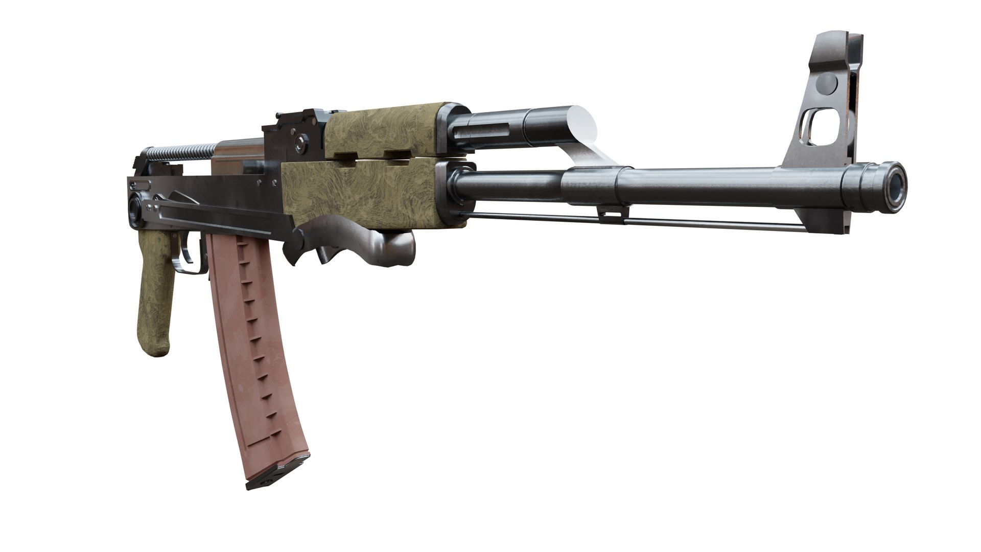 3D Aks Low-poly Model - TurboSquid 1575194