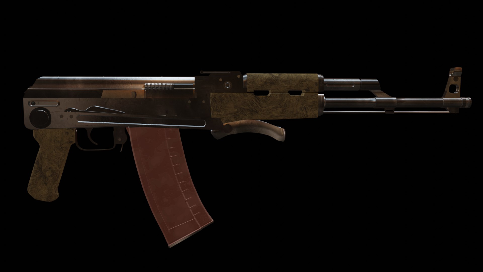 3D Aks Low-poly Model - TurboSquid 1575194