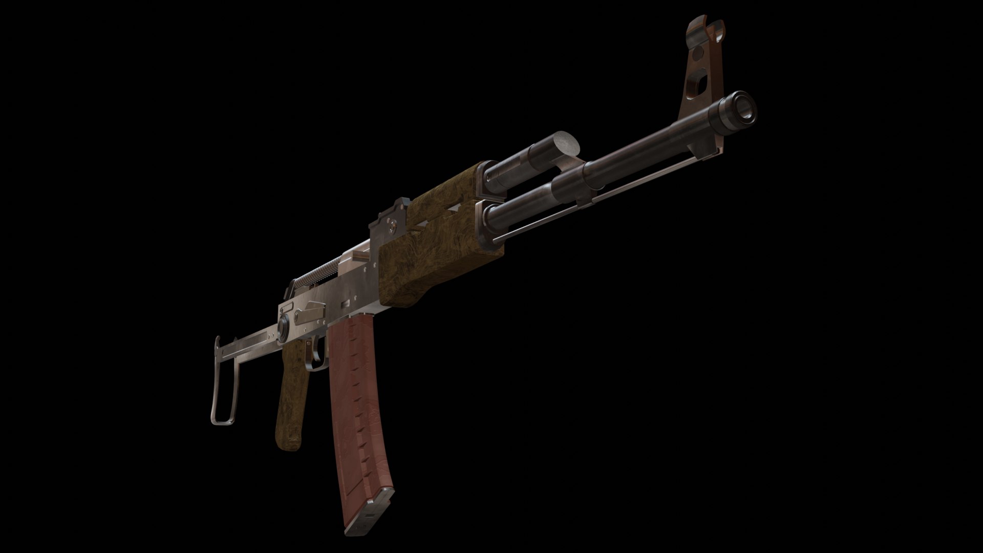 3D Aks Low-poly Model - TurboSquid 1575194