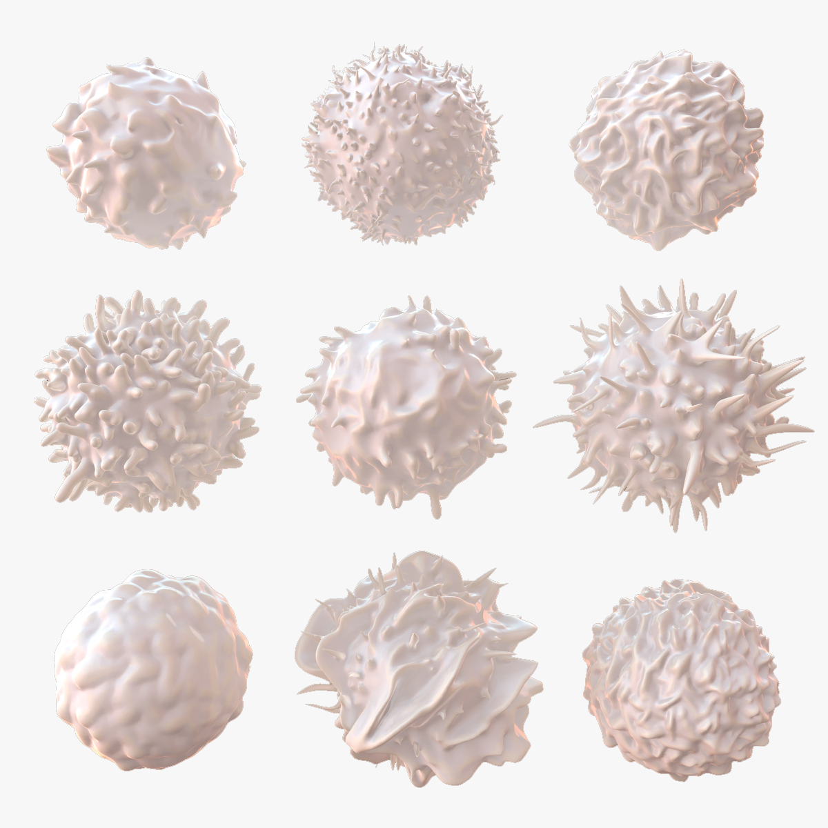 3D lymphocytes model - TurboSquid 1423557