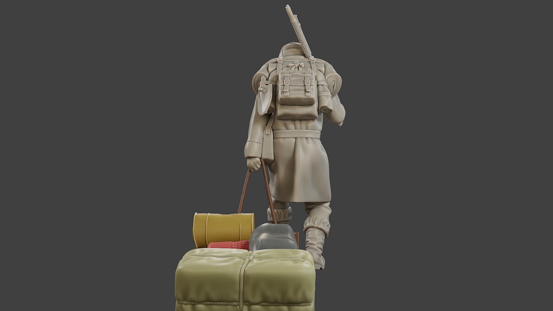 Post-Apocalyptic Male PAM1 001 3D - TurboSquid 2141963