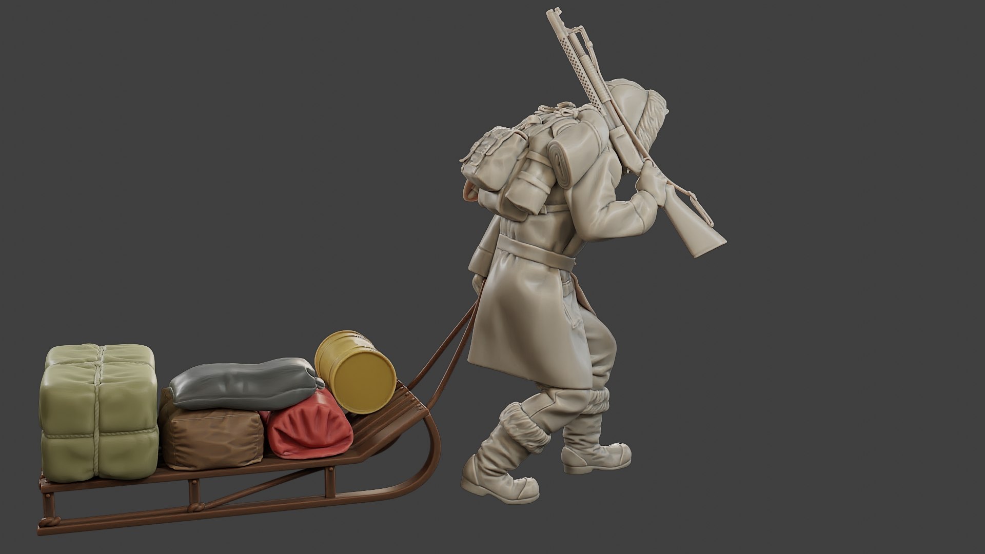 Post-Apocalyptic Male PAM1 001 3D - TurboSquid 2141963