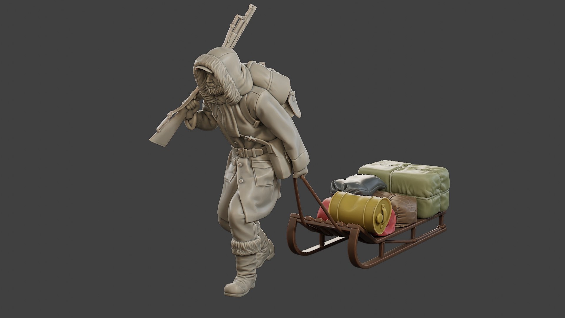 Post-Apocalyptic Male PAM1 001 3D - TurboSquid 2141963